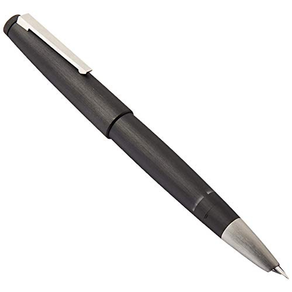 LAMY Black 2000 Fountain Pen with 14ct. Platinum-coated Gold Fine Nib (L01F)