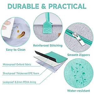 FITHOME Insulated Reusable Lunch Bag for Women/Men, Adult Thermal Tote Lunch Bag with Adjustable Crossbody Strap, Portable Leakproof Cooler Bags for Work/Picnic/Travel