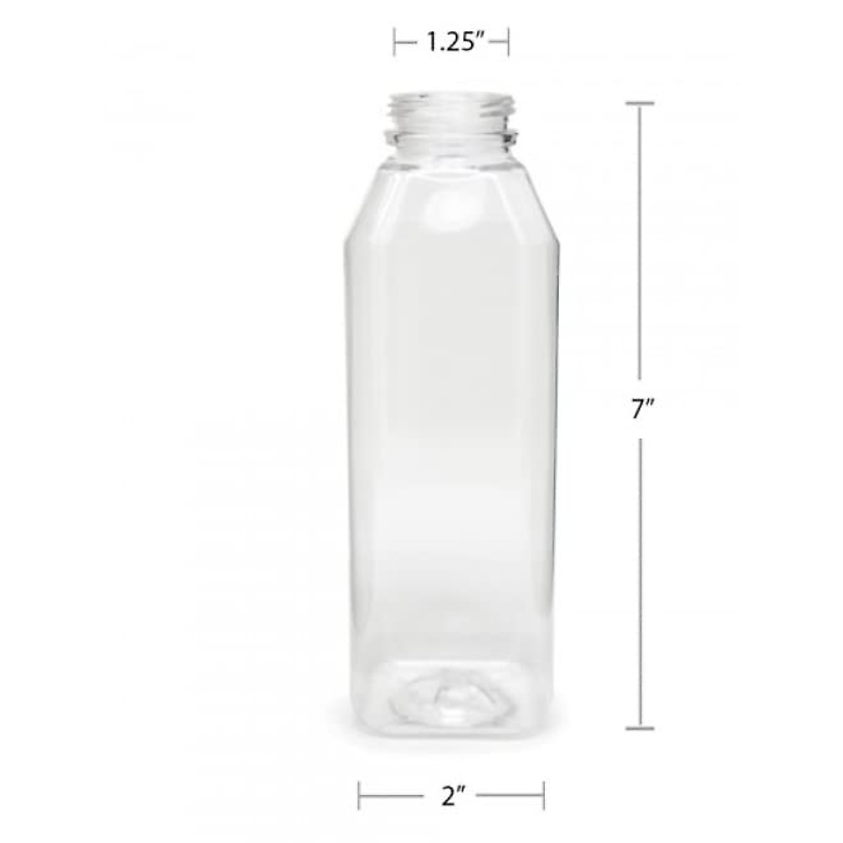 16 OZ PLASTIC JUICE BOTTLES WITH TAMPER EVIDENT CAPS