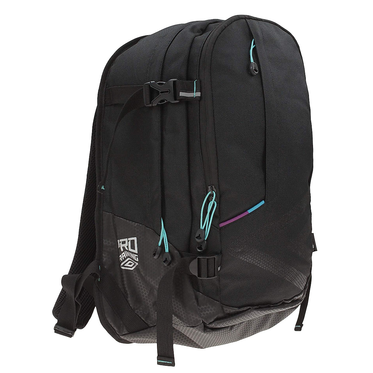 Umbro Men's Pro Training Elite Backpack, Color Options (Black, Large)