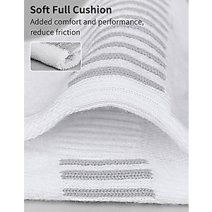 Airacker No Show Socks Womens Athletic Cushioned Low Cut Sports Running Ankle Socks for Women 6 Pairs