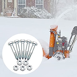 Shear Pins Bolts & Nuts for Ariens Snowthrower 53200500 532005 51001600 Replacement 5pk