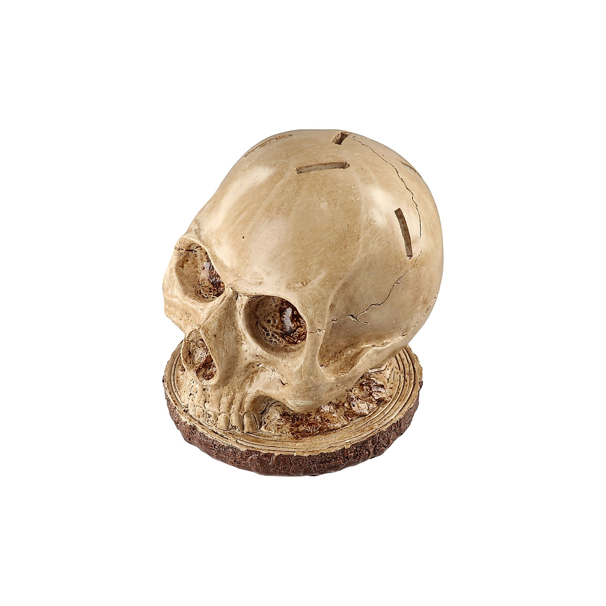 Skull Knife Holder for Kitchen,Skull Ornaments Kitchen Knife Storage Resin Knife Stand Personalized Skeleton Knife Rack Party Fruit Storage Rack Decoration