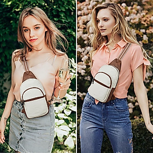 Mroede Sling Bag for Women Crossbody Bags for Women Fanny Packs Sling Purse Backpack Chest Bag Shoulder Handbag Travel