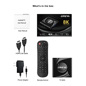 8K Android TV Box 13.0 2GB RAM 16GB ROM RK3528 Chipset Support WiFi6 HDR10 BT5.0 USB3.0 Ethernet LAN 3D HD Smart Streaming Media Player
