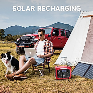 Eastvolt Portable Power Station 350W (500W Surge), 299.5Wh/83200mAh Lithium-Ion Battery with 110V AC Outlet, Solar Generator for Emergencies Home and Outdoor Camping