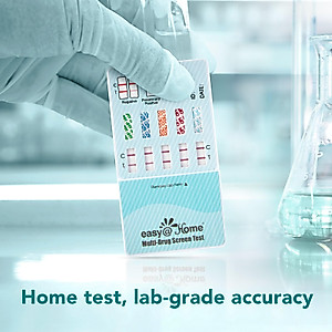 2 Pack Easy@Home 5 Panel Instant Drug Test Kits - Test Marijuana (THC), COC, OPI 2000, AMP, BZO - Urine Dip Drug Testing - #EDOAP-754