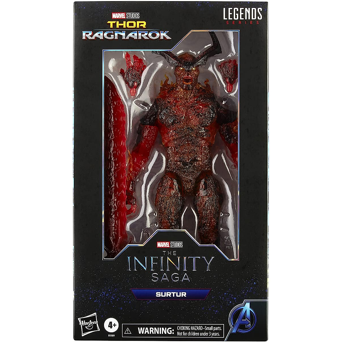 Marvel Hasbro Legends Series 13" Action Figure Toy Surtur, Infinity Saga Character, Premium Design, Figure and 3 Accessories