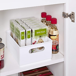 Copco Cabinet Storage Bin, 10-Inch, White