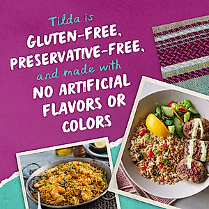 Tilda Ready to Heat Pure Basmati Rice, Convenient Microwaveable Rice, 8.5 Ounce Pouch (Pack of 6)