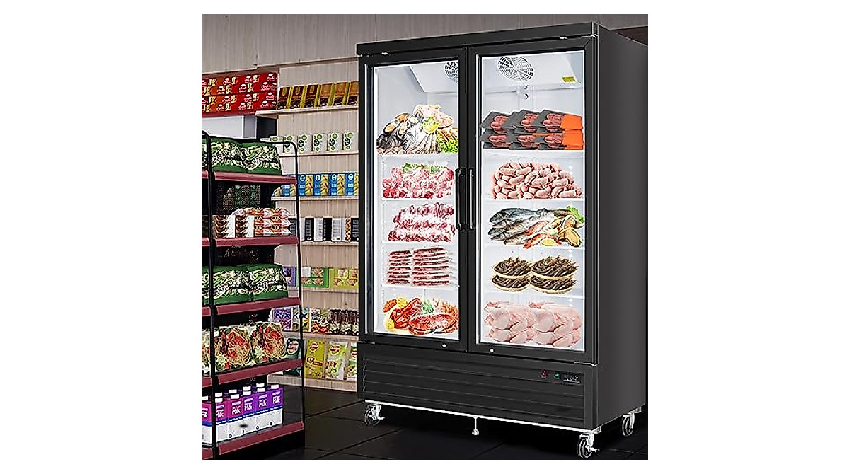 BLUELINETECH 35 Cu. Ft. Commercial Display Freezer