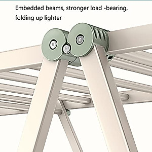 LHX Balcony Home Indoor and Outdoor Folding Clothes Drying Pole Drying Clothes