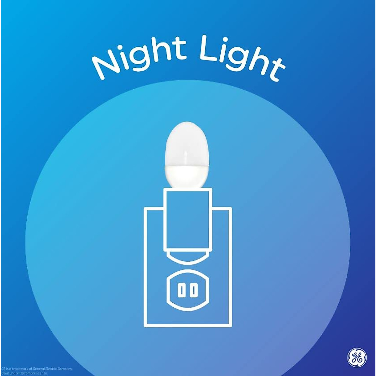 GE Lighting LED Night Light Bulb (0.5 Watt), 3 Lumen, C7 Light Bulbs with Candelabra Light Bulb Base, 2-Pack LED Small Light Bulbs, Clear, 8.6-Year Life, (13887)