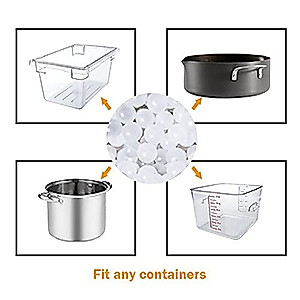 Locisne Sous Vide Cooking Balls BPA Free 20mm 250 Balls with Mesh Drying Bag, Reduces Heat Loss & Water Evaporation, For Anova, Joule Cookers Water Bath Cooking, Sous Vide Container and Precision Immersion Circulator