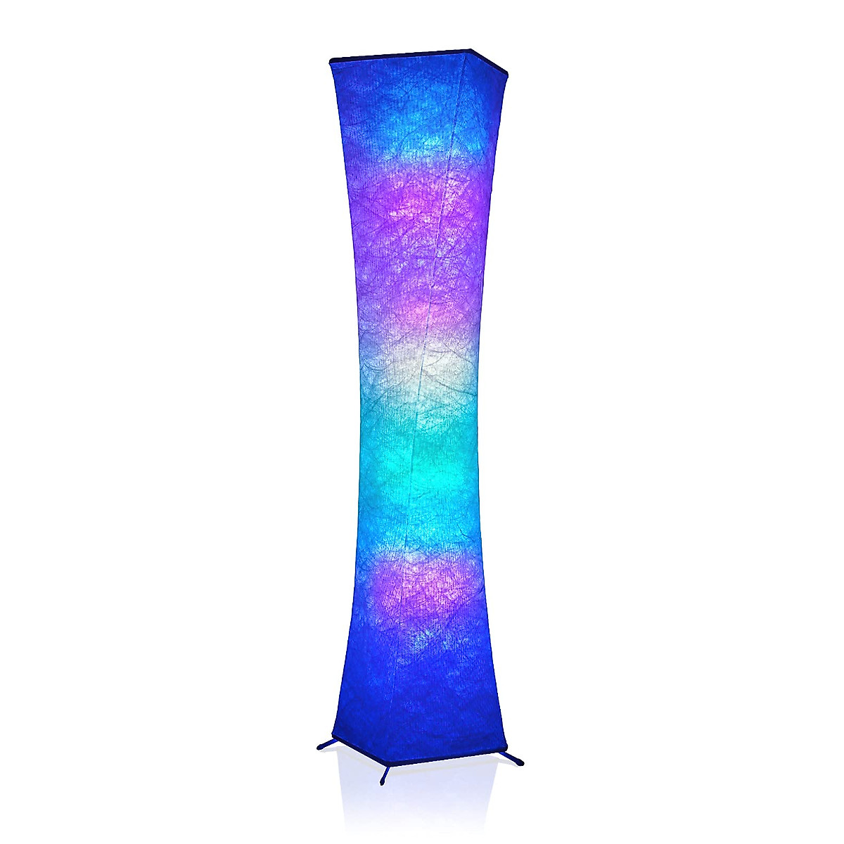 UVII RGB Floor Lamp with Remote, 62" Color Changing LED Lamp Remote Control, Dimmable Standing Lamp for Living Room, Bedroom, Gaming Room, Modern Soft Light