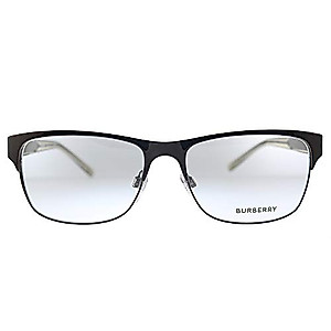 BURBERRY BE 1289 1212 Brushed Brown Metal Rectangle Eyeglasses 55mm