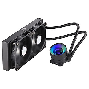 Cooler Master MasterLiquid ML280 Mirror Close-Loop AIO CPU Liquid Cooler, ARGB Mirror Pump, Dual Chamber Pump, SickleFlow 140 PWM Fans, AMD Ryzen AM5/AM4, Intel LGA1700*/1200 (MLX-D28M-A14PK-R1)