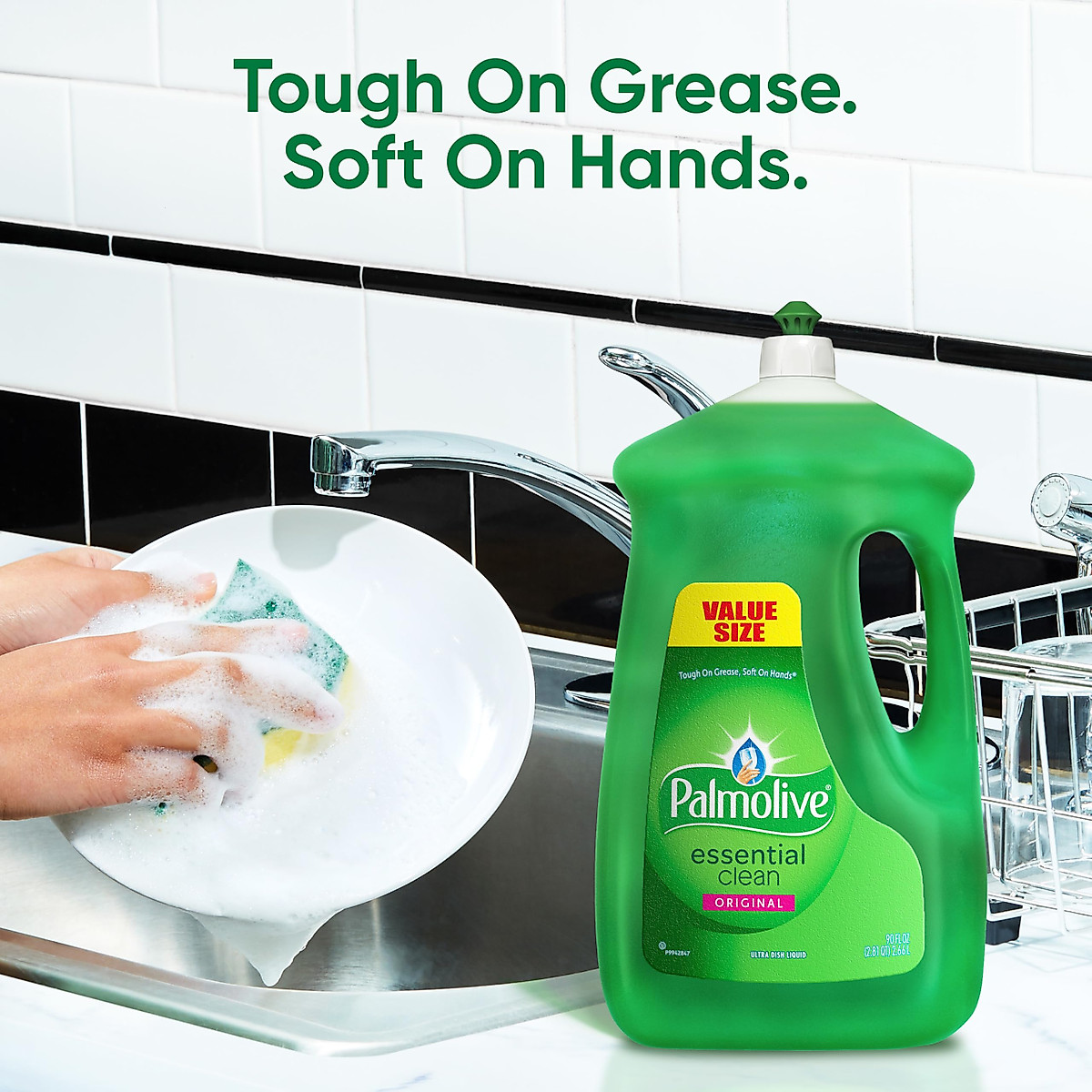 Palmolive Dishwashing Liquid Dish Soap Refill, Essential Clean, Original - 90 fluid ounce