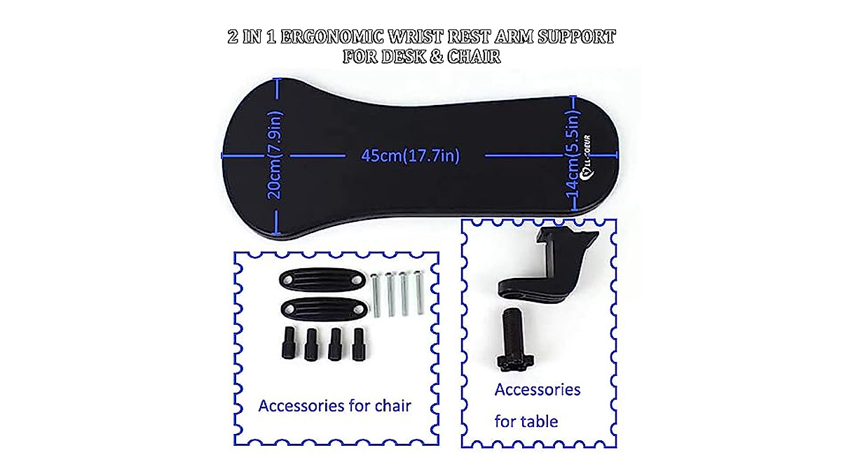 Ergonomic LL-COEUR Arm Support for Comfort