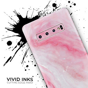 DesignSkinz Marbleized Pink Paradise V6 Protective Vinyl Decal Wrap Skin Cover Compatible with The Samsung Galaxy S20 (Screen Trim & Back Glass Skin)