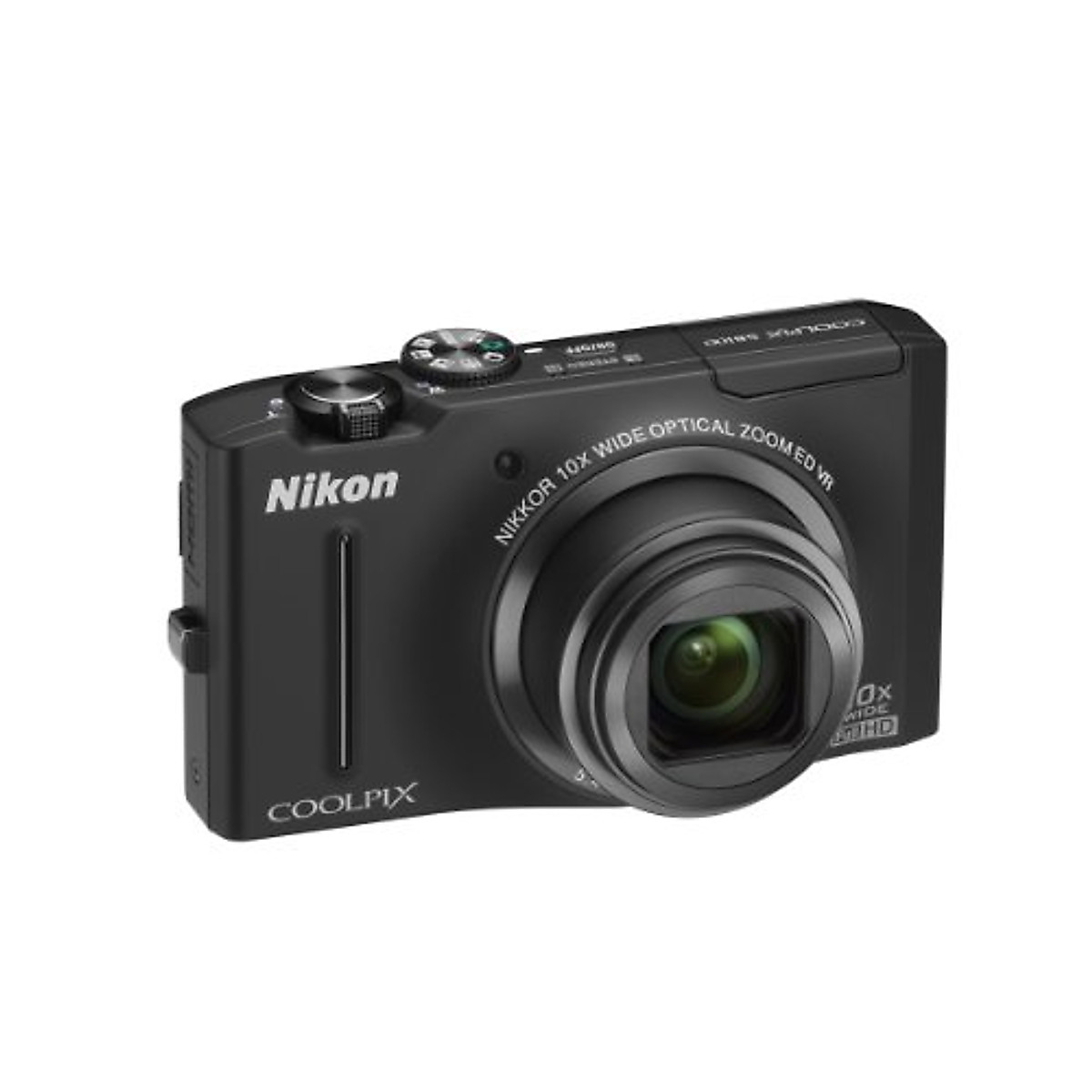 Nikon Coolpix S8100 12.1 MP CMOS Digital Camera with 10x Optical Zoom-Nikkor ED Lens and 3.0-Inch LCD (Black)