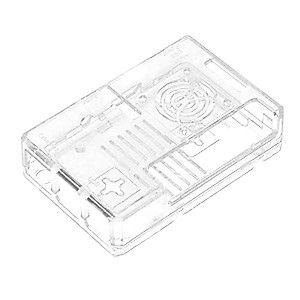 Transparent Case for Raspberry Pi ABS Cover Protective Clear Enclosure Case for Raspberry Pi 3 Plexiglas Klar Transparent durchsichtig, belüftet
