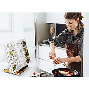 Gifts for Mom, Christmas Birthday Gifts for Mom, Cookbook Stand to My Mom from Daughter Son, Best Mom Ever Gifts- Kitchen Present for Mother C-011