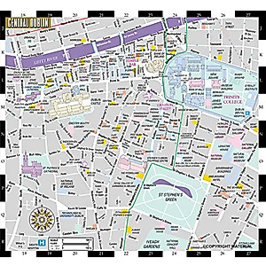 Streetwise Dublin Map - Laminated City Center Street Map of Dublin, Ireland (Michelin Streetwise Maps)