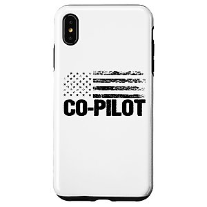 iPhone XS Max Vintage Airplane Flying Pilot Aircraft Co-Pilot Aviation-the Case