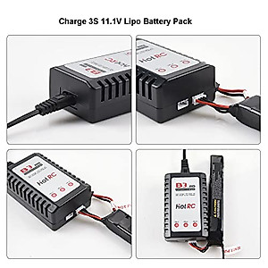 Soshine Smart Airsoft Lipo Battery Charger,2S 3S Cells 10W Balance Lipo Charger for 7.4V 11.1V Airsoft Gun Battery