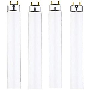 DYSMIO Lighting F17T8-CW 17 Watt T8 Straight Tube, Medium Bi-Pin Base, 4100K - Cool White 1450 Lumens Pack of 4