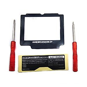 Full Housing Shell Pack Case Cover for GBA SP Gameboy Advance SP Shell Case with Buttons Kit (F)