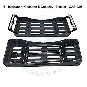 Dental Scaler U15-33 Light Wt. Metal Handle, 5 Pcs Set