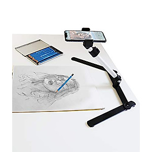 Phone/Camera/Webcam Stand for Overhead Recording of Drawing, Cooking, Crafts, Da Vinci Eye: AR Art Projector