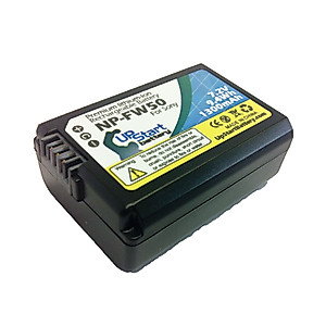 Replacement for Sony Alpha NEX-3N Battery and Charger - Compatible with Sony NP-FW50 Digital Camera Batteries and Chargers (1300mAh 7.2V Lithium-Ion)