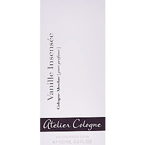 Atelier Cologne Vanille Insensee Cologne, 3.3 Ounce
