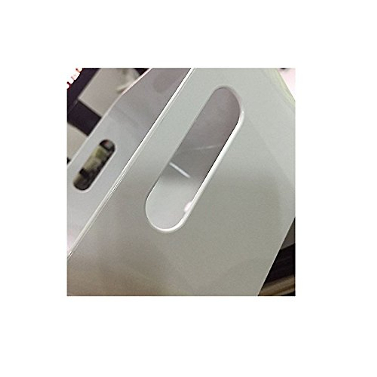 VARIERA Open Storage Box,Kitchen Cabinet and Pantry Storage Organizer Bin - Two Cut-Out Handles That Make 9.4 x 6.75 x 4.3 Inches (Black /White)