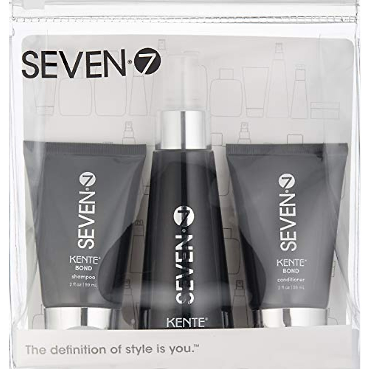 SEVEN Kente Bond Travel Set,1 Count (Pack of 1)