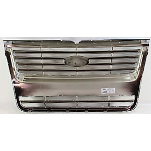 Garage-Pro Grille Assembly Compatible with 2006-2008 Ford Explorer Chrome Shell and Insert With emblem provision