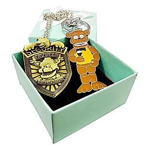 Fnaf Security Badge Metal Pin, Freddy Fazbear, Chika, Five Nights At Freddy Cosplay Uniform, Security Pins And Badges, 5 Nights At Freddy's Metal Badge Costume