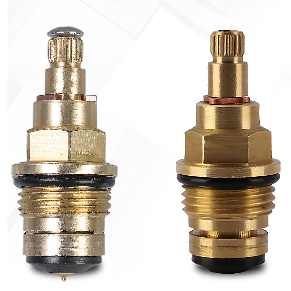 WEISUYUUS Faucet Cartridge Brass Slow Opening Spool Tap Valves Spool Faucet Hot and Cold Water Spool Tap Valves Cores Faucet Parts