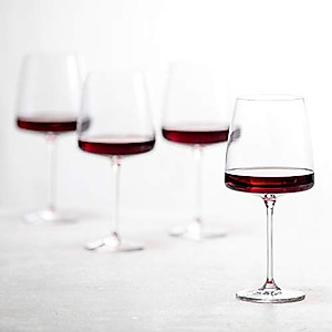 Zwiesel Glas Tritan Crystal Sensa Collection, Burgundy Red Wine Glass 24 Ounce, Set of 2