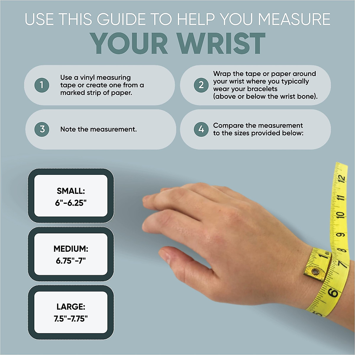 Cherry Tree Collection - Small, Medium, Large Sizes - Gemstone Beaded Bracelets For Women and Men - 8mm Round Beads (Lava - Medium)