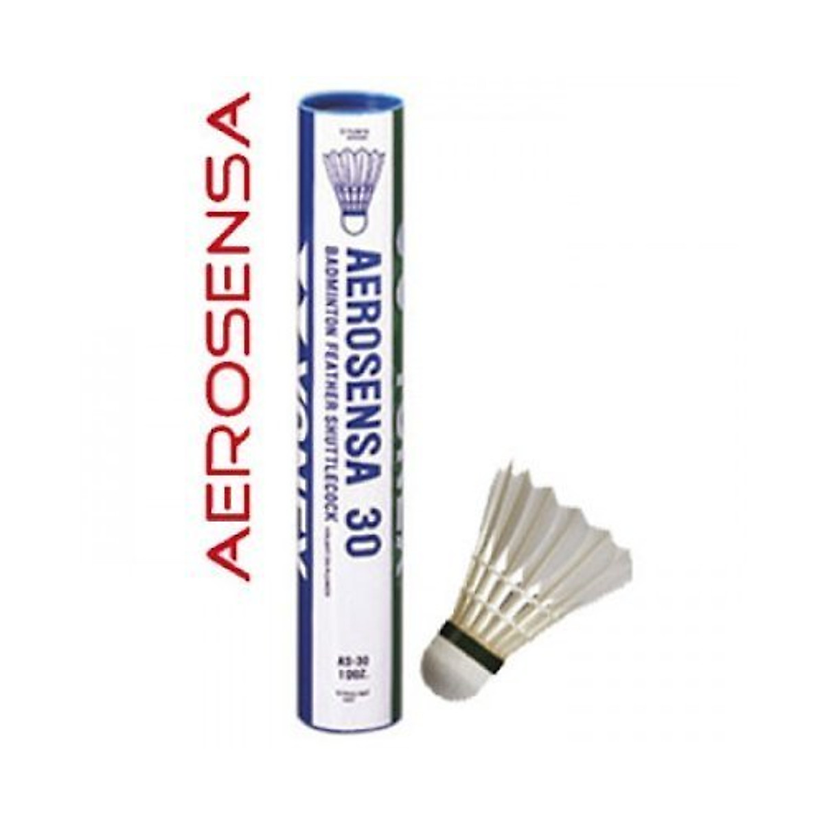 Yonex Aerosensa-30 Goose Feather Badminton Shuttlecocks - Dozen 78-Medium-Blue