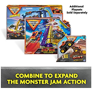 Monster Jam, Megalodon Loop of Doom Stunt Playset with Exclusive 1:64 Scale Die-Cast Monster Truck for Kids Toys for Boys Ages 3 4 5 6 and Up