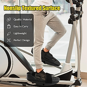 B Baosity Multifunction Rowing Machine Pedals Supplies Replacement Parts Easy to Install Non Slip Leg Training Lightweight for Workout Gym Sports