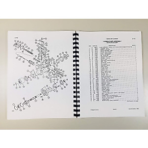 J I Case 1845C Uni Loader Parts Manual Catalog Skid Steer Assembly Exploded View Y