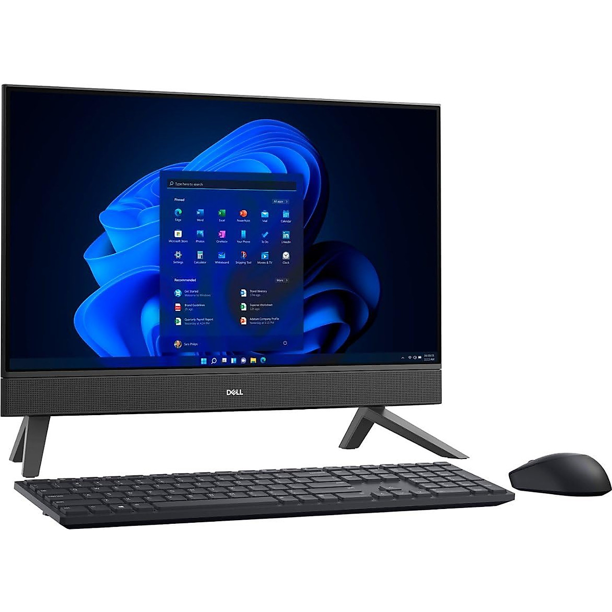 Dell Inspiron 5415 All in One - 23.8-inch FHD (1920 x 1080) Touchscreen, AMD Ryzen 5 7530U (Up to 4.5GHz), 16GB DDR4 RAM, 512GB SSD, AMD Radeon Graphics, Windows 11 Home - Black