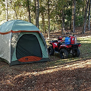 Scepter 5 Gallon 20 Liter BPA Free Lightweight Portable Water Storage Container for Camping and Emergency Storage, Plastic Sand