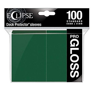 Ultra Pro Eclipse PRO 100+ Deck Box and Glossy Sleeves Green